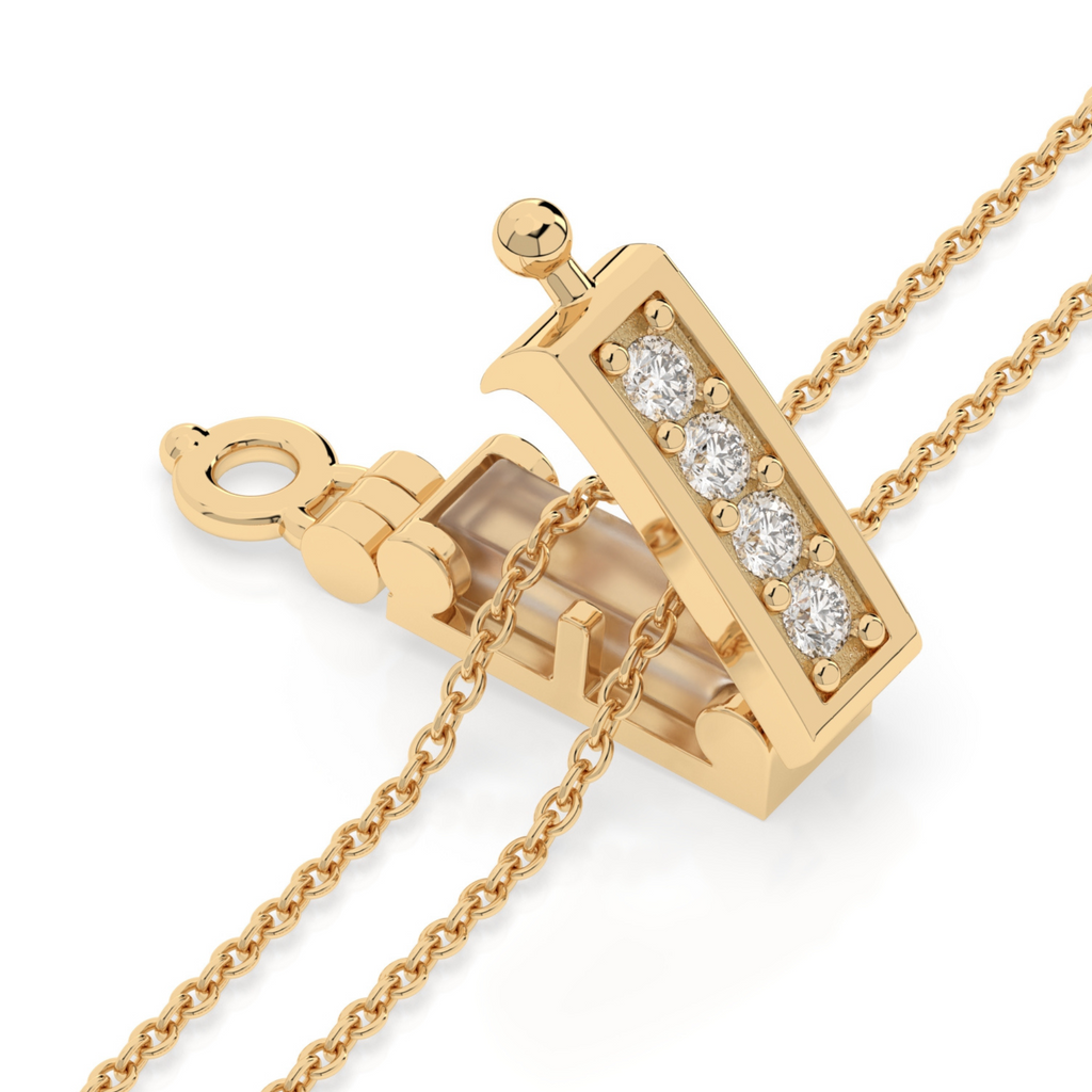 Small Classic Necklace Chain Shortener w/ Clasp (Gold) | InfinityClips ...